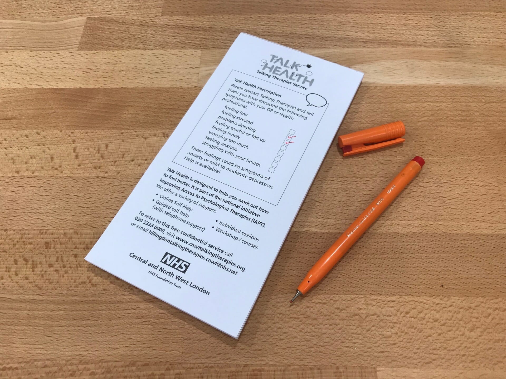 Tiger Finch | NHS Prescription Pad